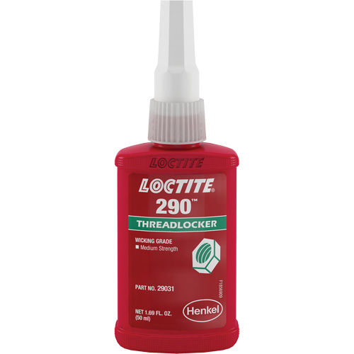 Loctite Threadlocker 290 Wicking Grade, Green, Medium-High, 250 ml ...