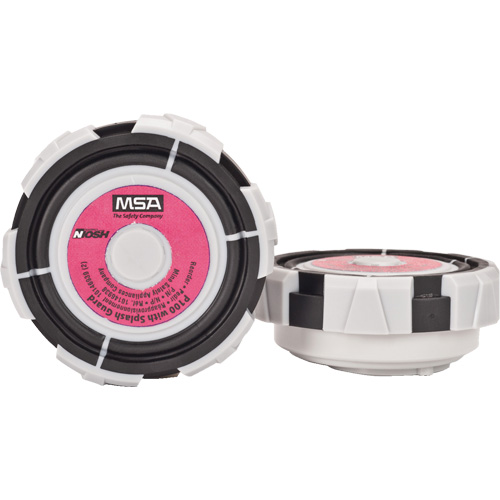MSA Cartridge with Splash Guard, Particulate Filter, P100 Filter ...