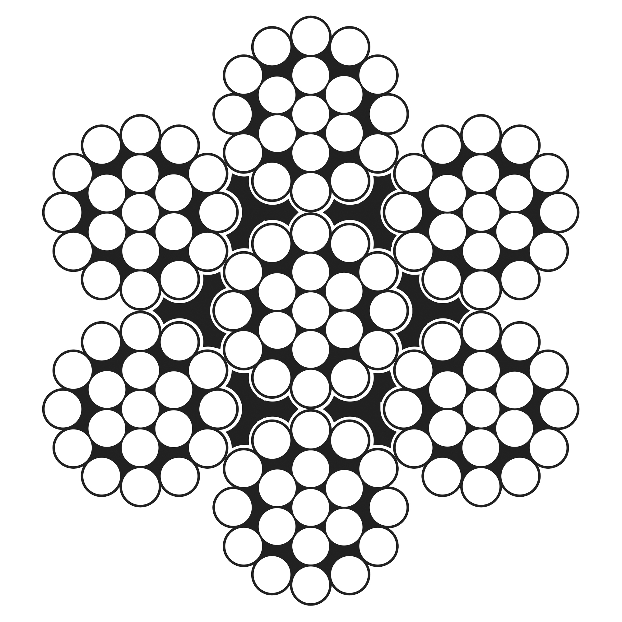 Vanguard Steel Câble métallique, 100' (30,5 m) x 5/16", 9000 lb (4,5 ...