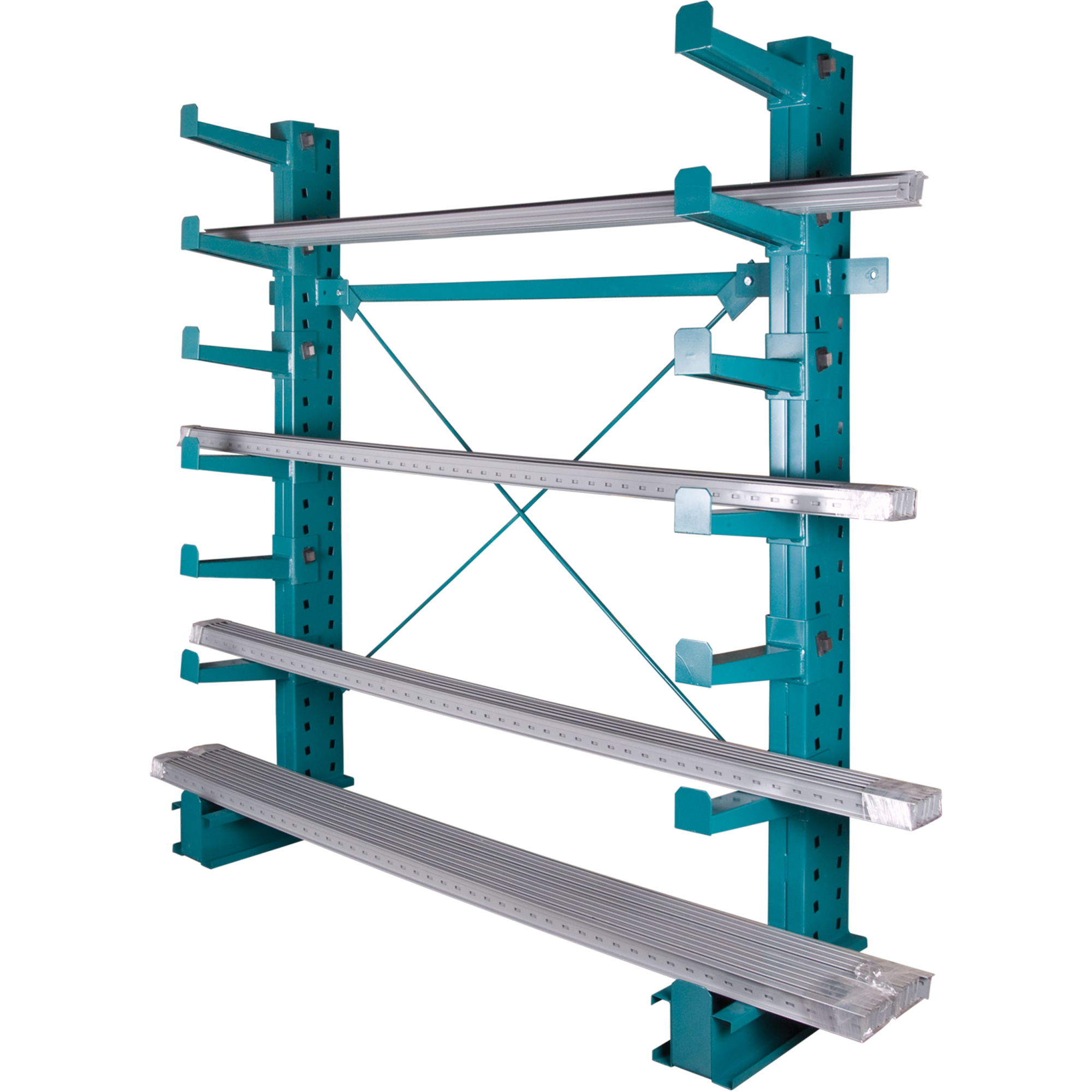 Centennial Cantilever Bar-Stock Racking - Light-Duty, Single Sided, 12 ...