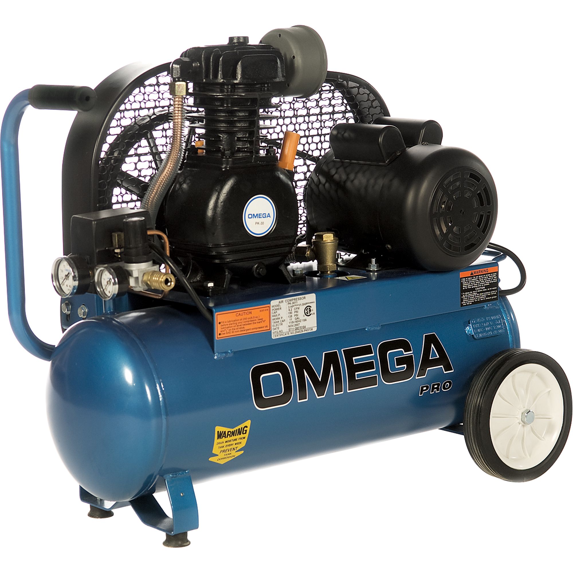 Omega Compressors Professional Series Air Compressors, Electric, 9.2 ...